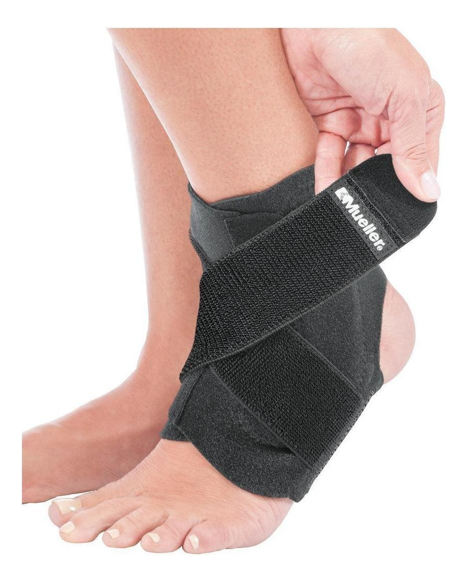 Tobillera Mueller Autoajustable Neopreno Unitalla Negro | NERIAS DEPORTES