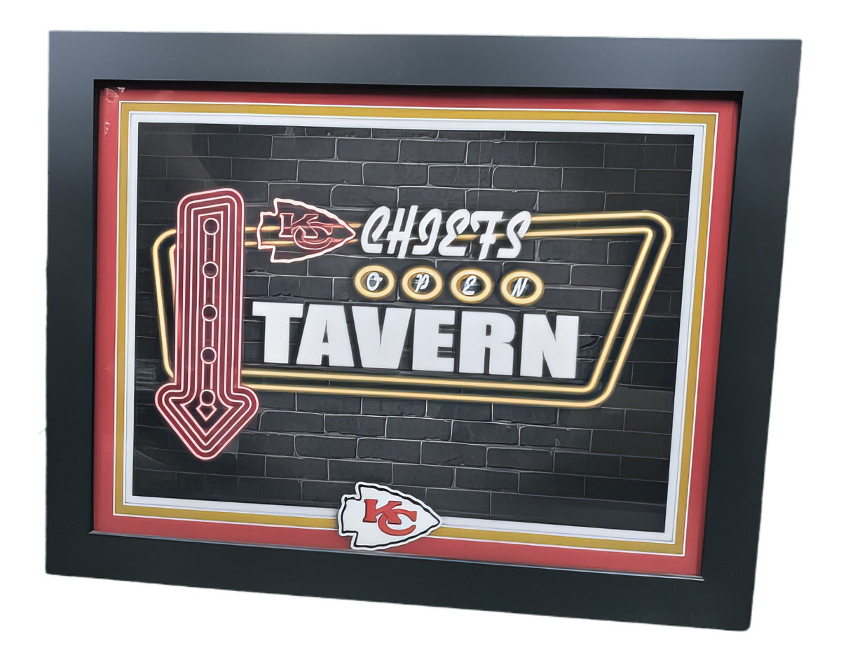 Letrero Neon Tavern Fan Creations Kansas City Chiefs | NERIAS DEPORTES