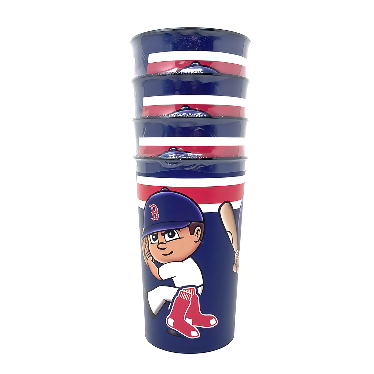 Vaso Party Cup MLB (Set 4 Pzas) Party Animal Red Sox | NERIAS DEPORTES