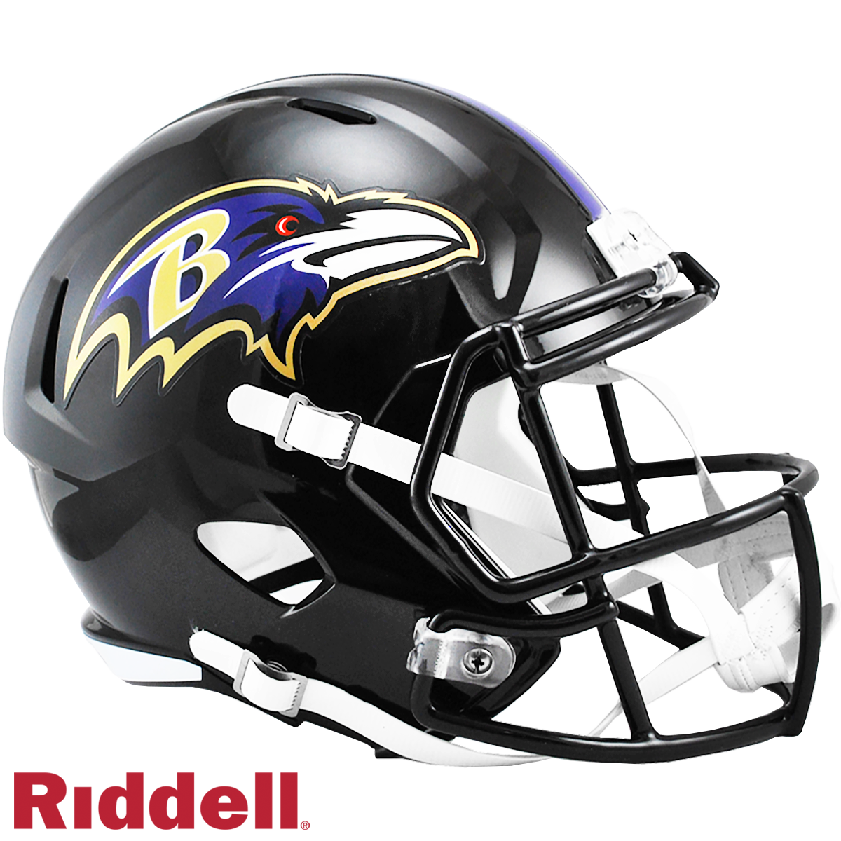 Casco Replica Speed Riddell Baltimore Ravens | NERIAS DEPORTES