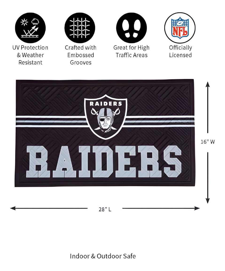 Tapete Cross NFL Raiders | NERIAS DEPORTES