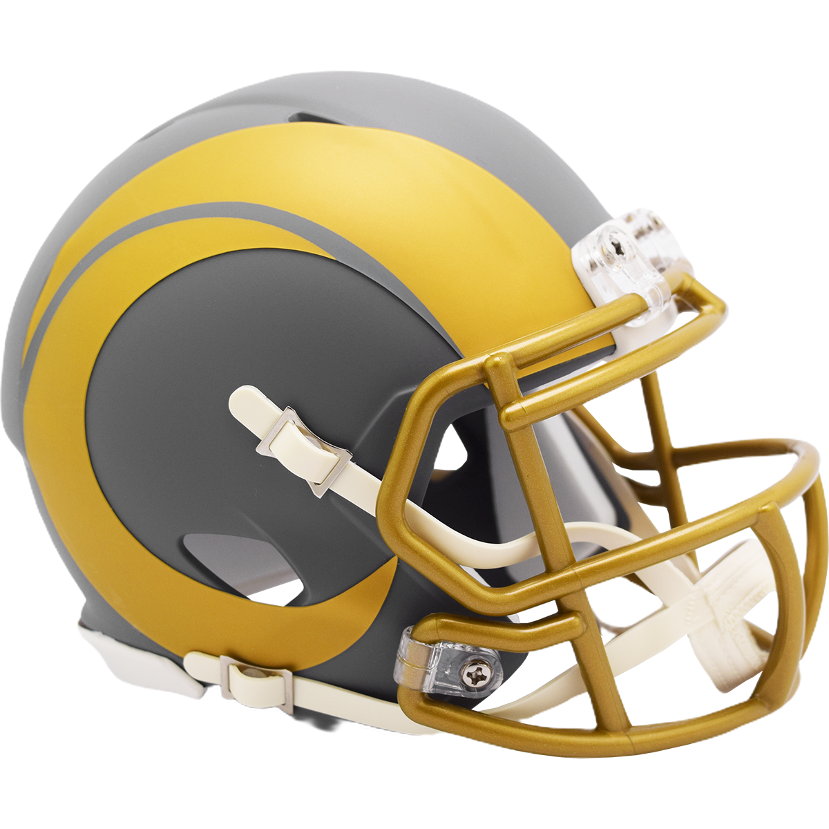 Casco Mini Speed Slate Pizarra Riddell Los Angeles Rams | NERIAS DEPORTES