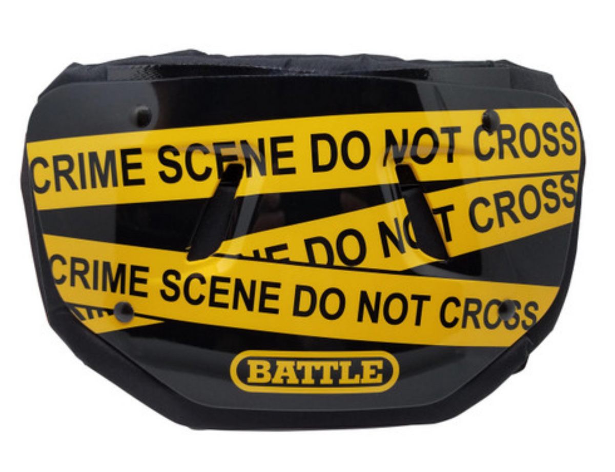 Back Plate Battle Crime Scene Adulto | NERIAS DEPORTES