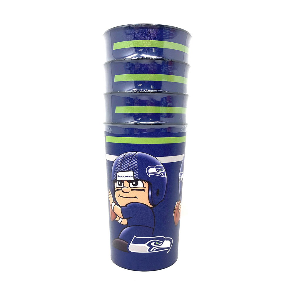 Vaso Party Cup (Set 4 Pzas) Party Animal Seahawks | NERIAS DEPORTES